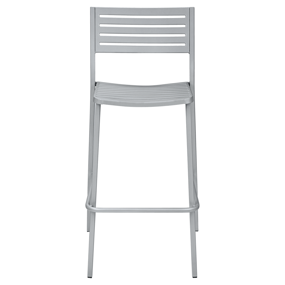 Ella Outdoor Bar Stool in Titanium Grey