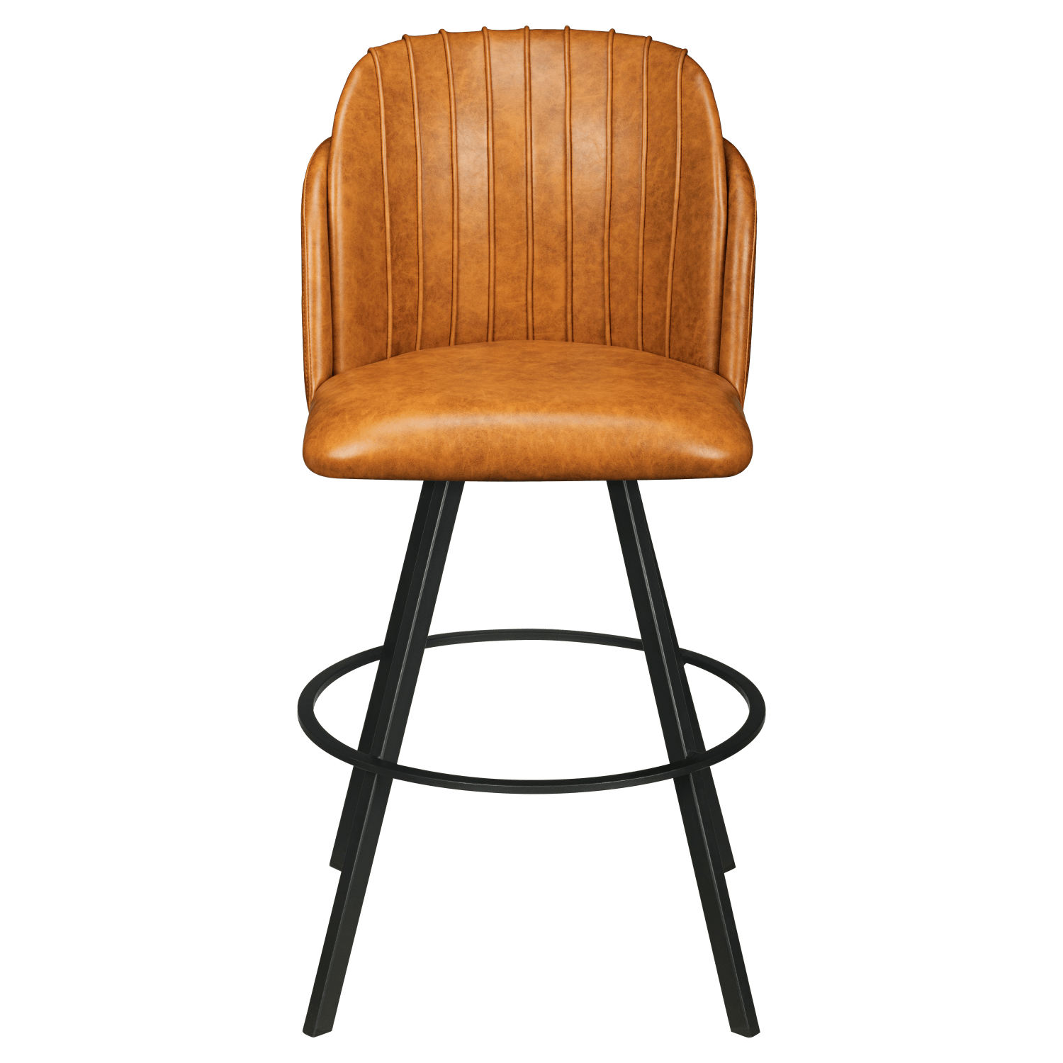 Premium Sooti Swivel Bar Stool with Circular Frame