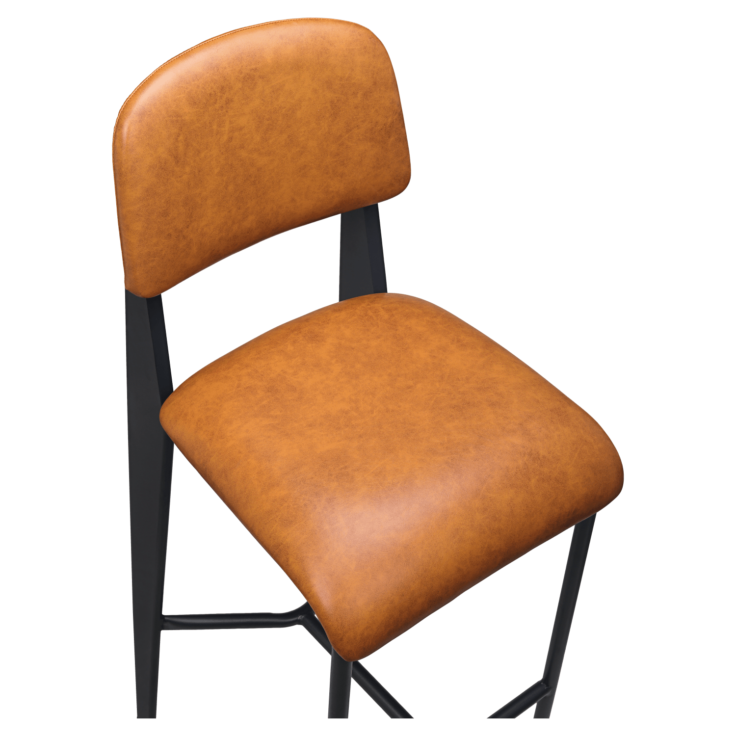 Nico Padded Metal Bar Stool
