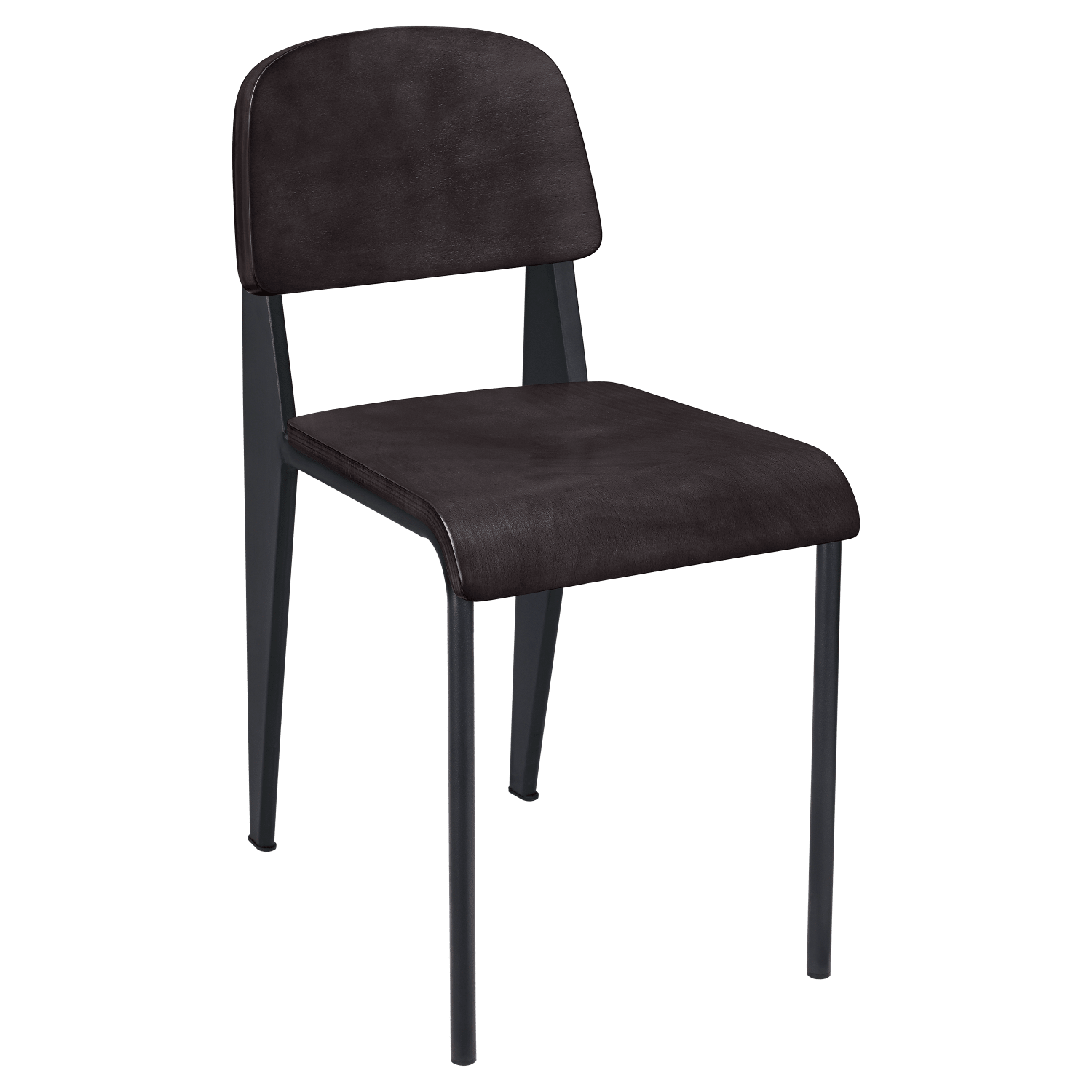 Nico Metal Chair with Wood Back