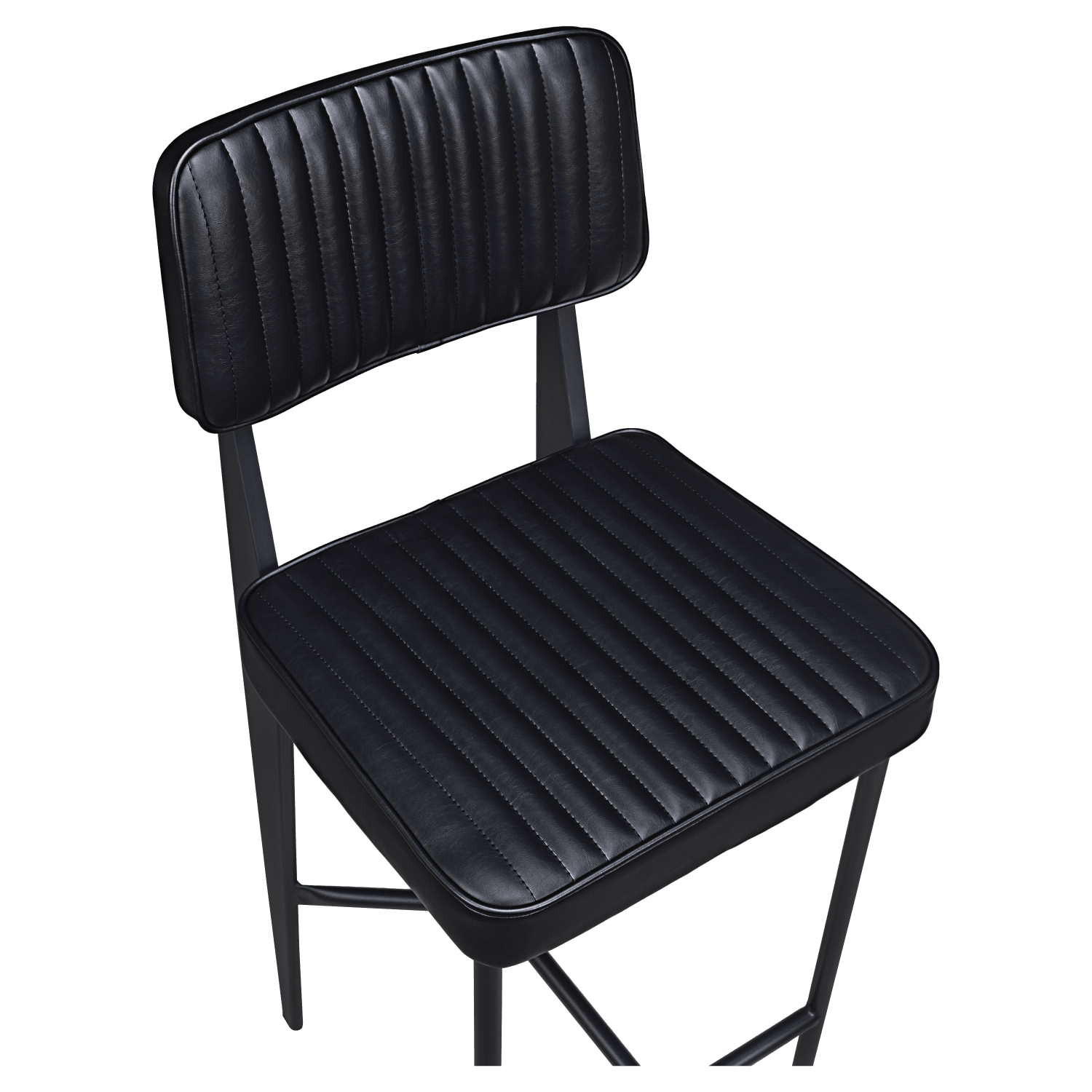 Leeds Padded Metal Bar Stool