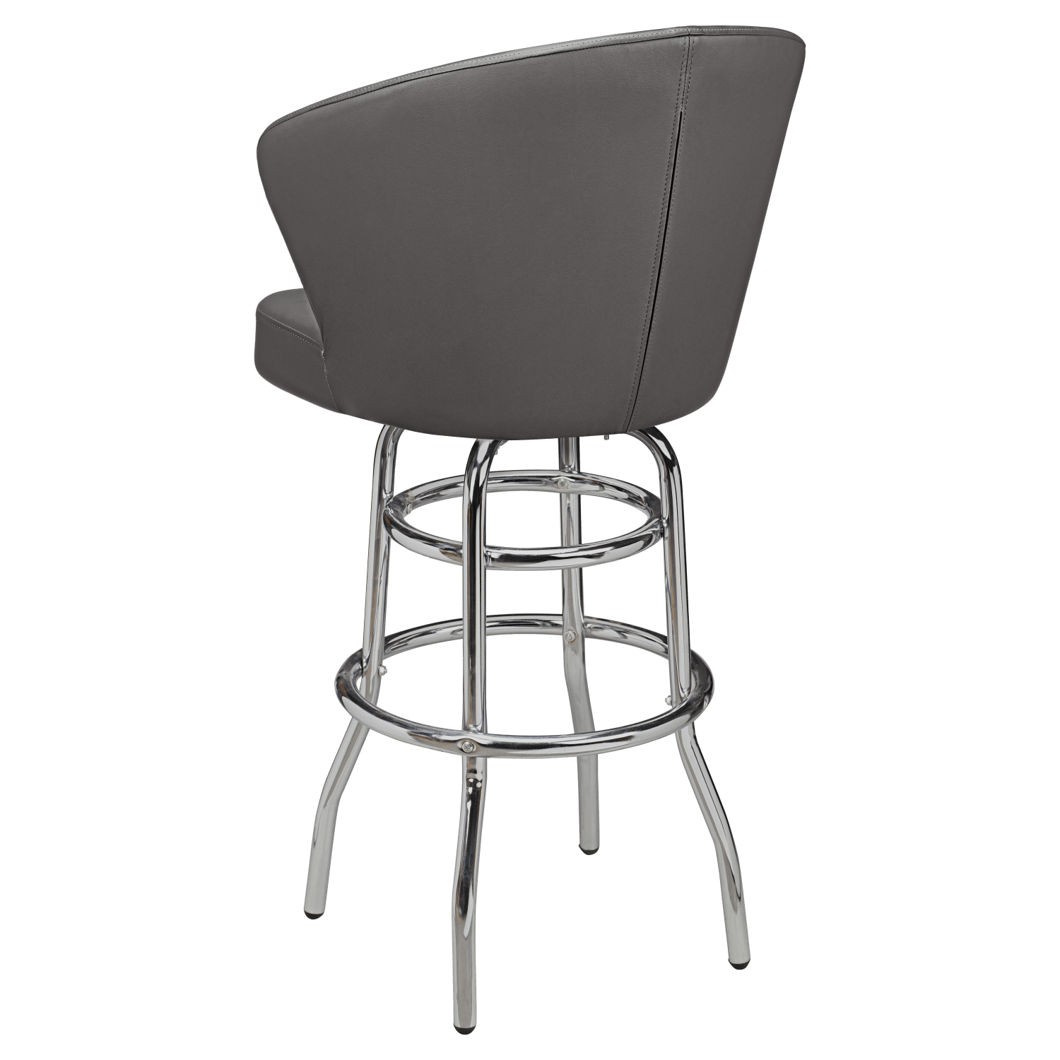 Premium Aria Swivel Bar Stool with Chrome Frame