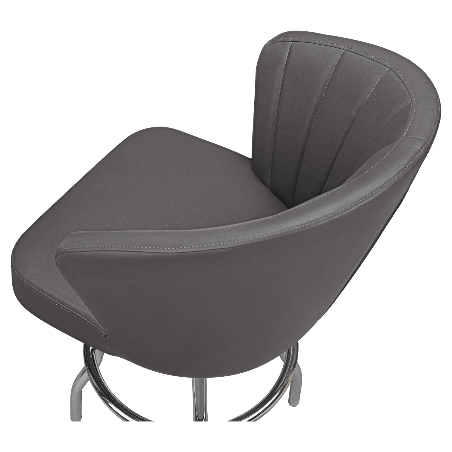 Premium Aria Swivel Bar Stool with Chrome Frame