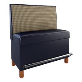 bar booth dimensions