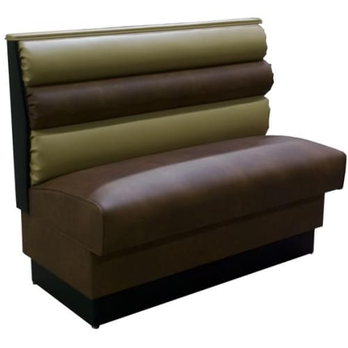 Horizontal 3 Channel Back Booth