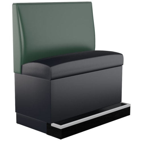 Plain Back Bar Height Restaurant Booth