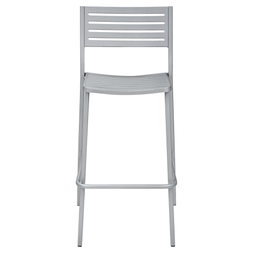 Ella Outdoor Bar Stool in Titanium Grey