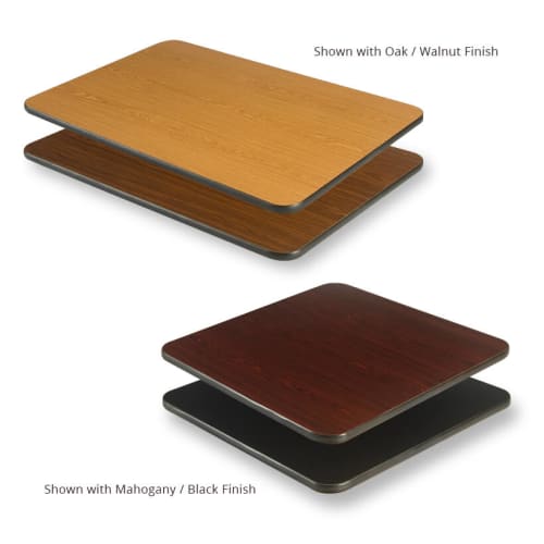 Reversible Table Tops - Round Square and Rectangle